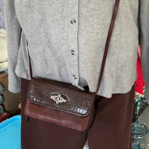 Brighton | Bags | Vintage Brighton Crossbody Purse Leather | Poshmark